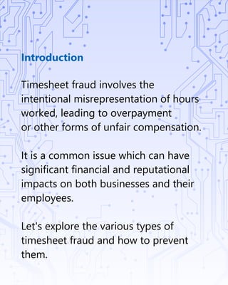 Preventing Timesheet Fraud Strategies for Ensuring Accuracy and ...