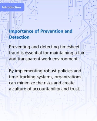 Preventing Timesheet Fraud Strategies for Ensuring Accuracy and Compliance | PDF