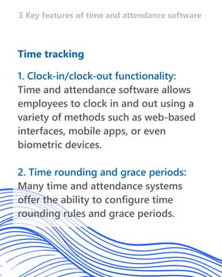 What is time and attendance software | PDF