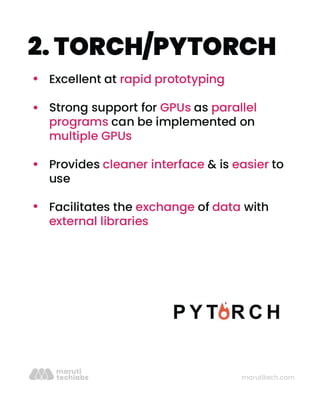 Top 8 Deep Learning Frameworks | PDF