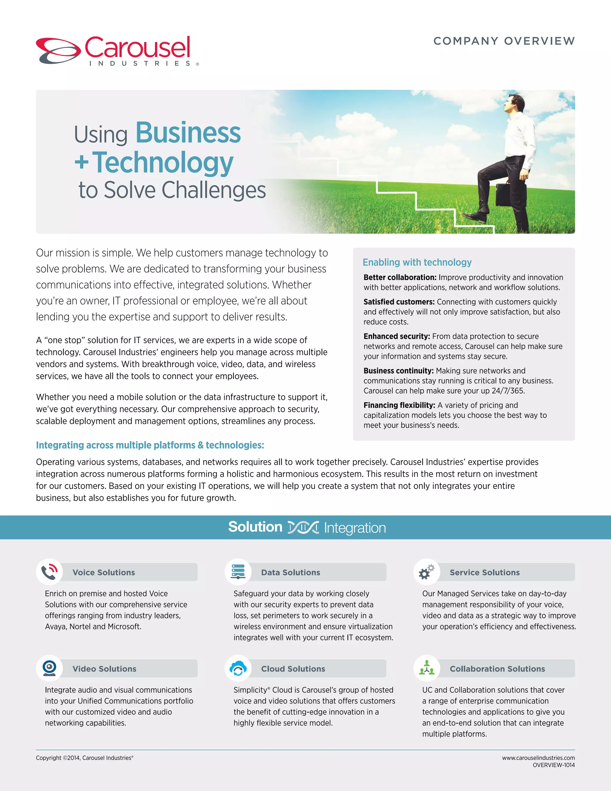 Using Business and Technology to solve business challenges | PDF