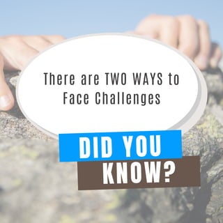 2 Ways to Face Challenges by Arbinger | PDF
