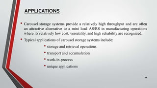 Carousel storage systems | PPTX