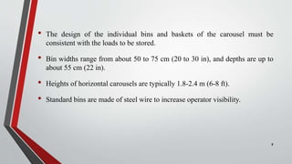 Carousel storage systems | PPTX