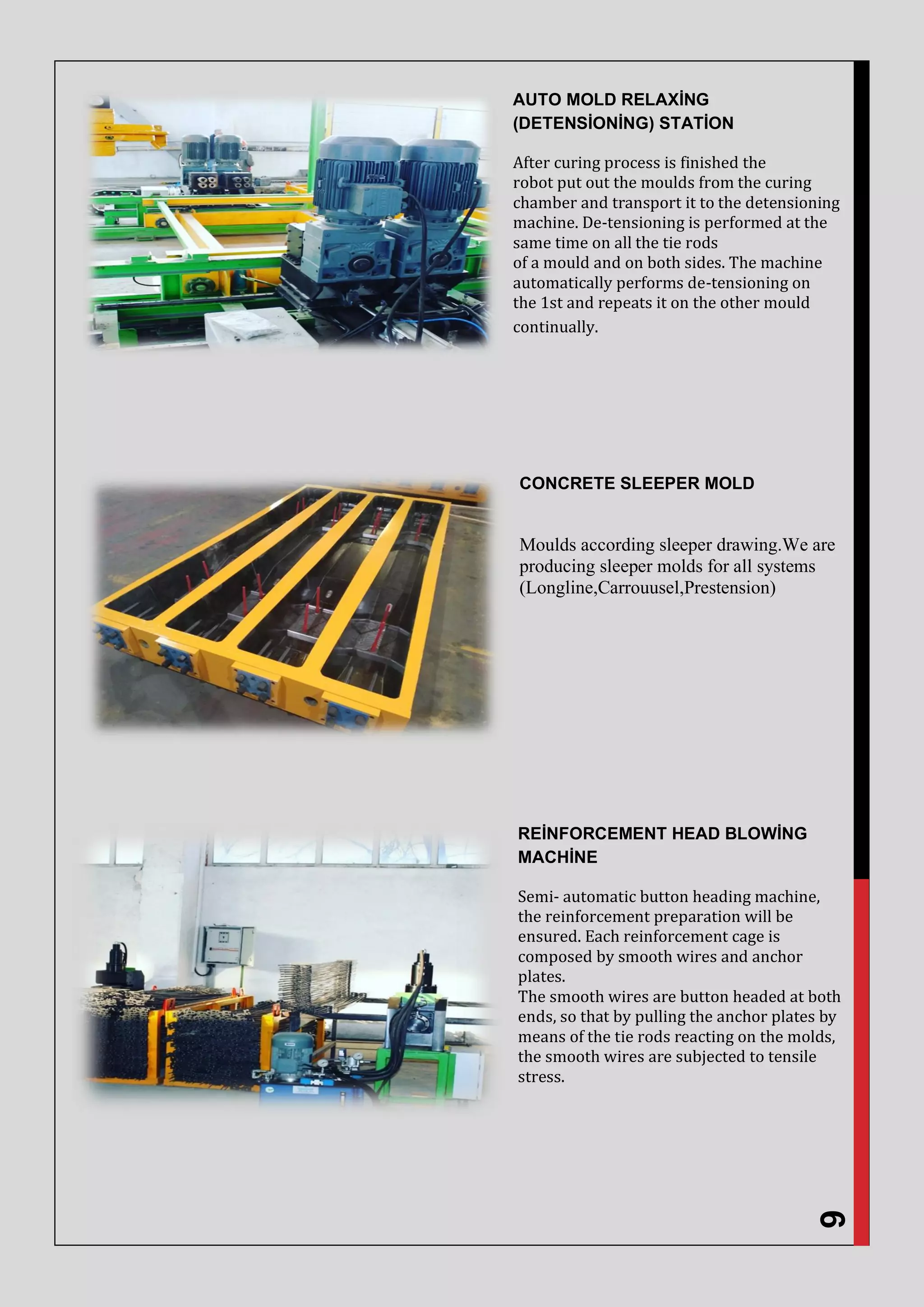 Carousel system prestressed concrete sleeper production line 2 | PDF
