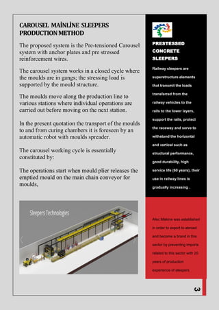 Carousel system prestressed concrete sleeper production line 2 | PDF