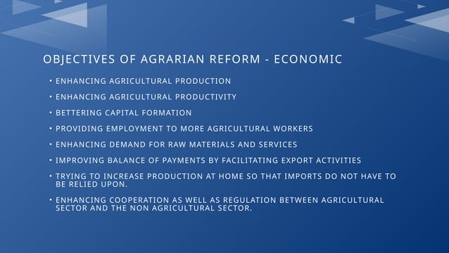 Comprehensive Agrarian Reform Law Program | PPT
