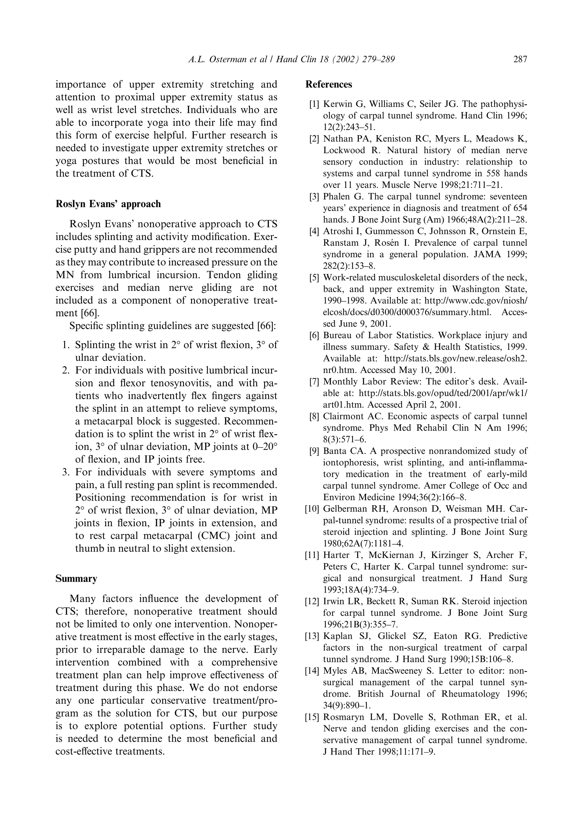 Carpal Tunnel Syndrome | PDF | Physical Therapy | Wellness