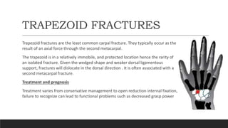 CARPAL BONES FRACTURES GENERALITES.pptx