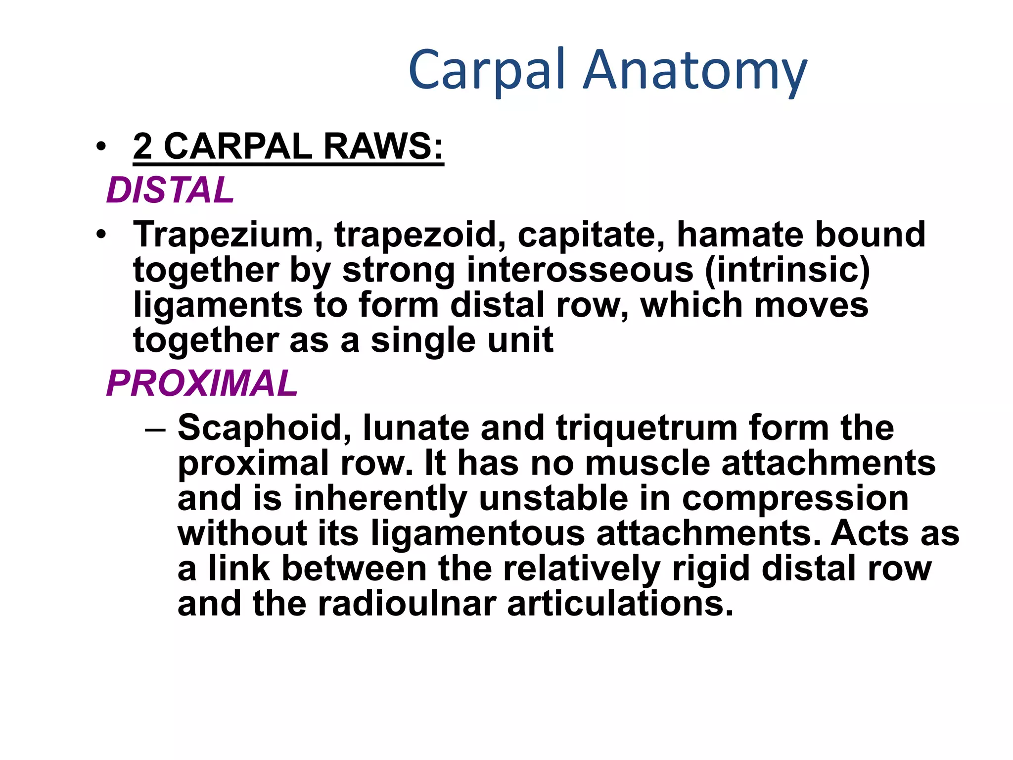 Carpal instability | PPTX