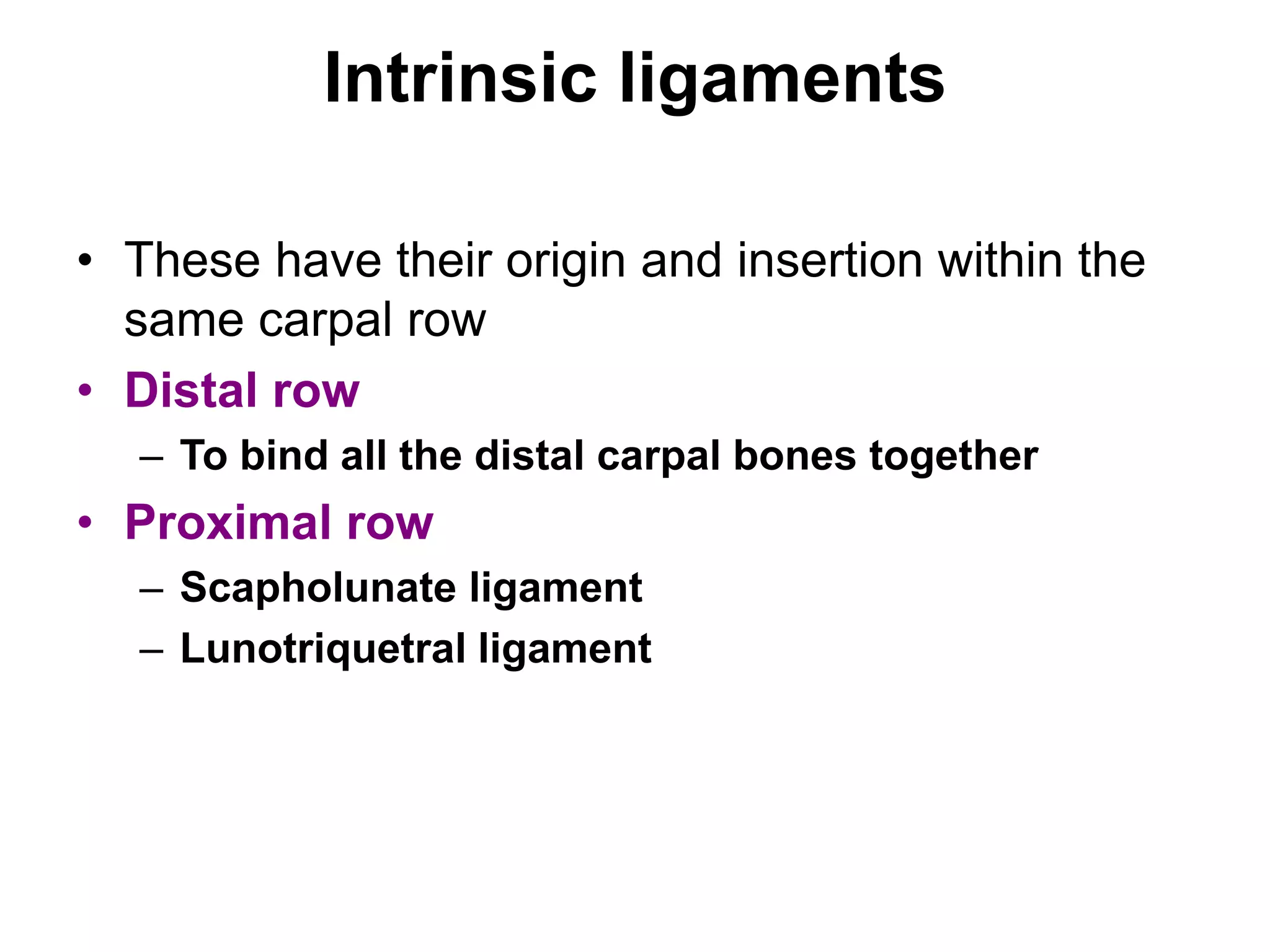Carpal instability | PPTX