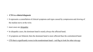 Carpal tunnel syndrome and median nerve.pptx