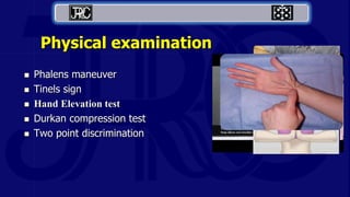 Carpal tunnel Syndrom, CTS | PPTX