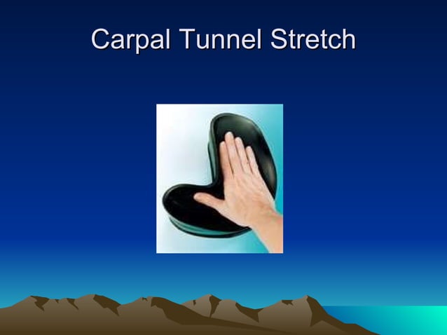 Carpal Tunnel Syndrome Ppt 3672