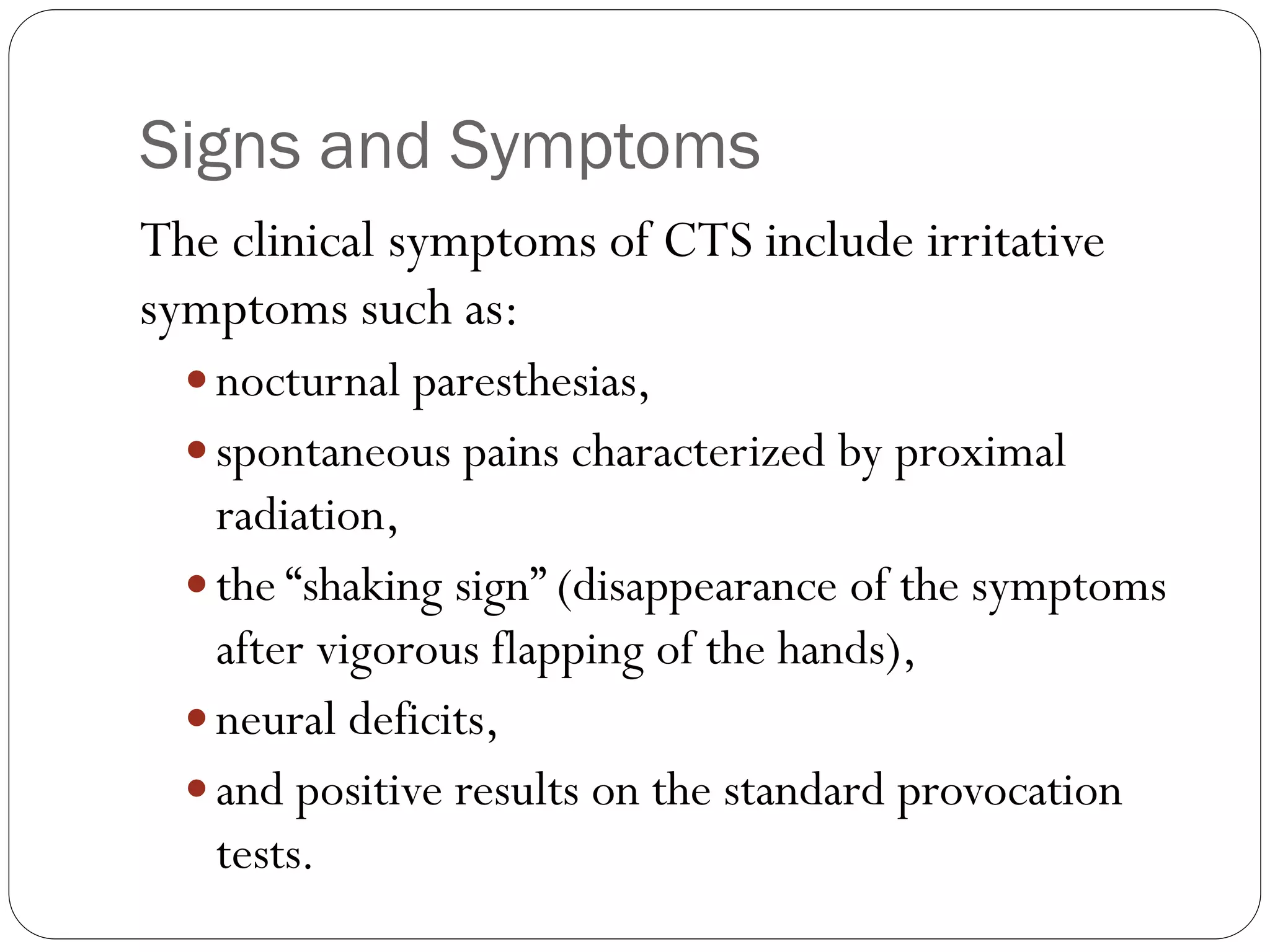 Carpal tunnel syndrome | PPTX