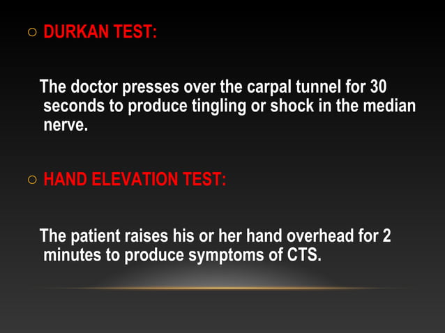 Carpal tunnel syndrome | PPT