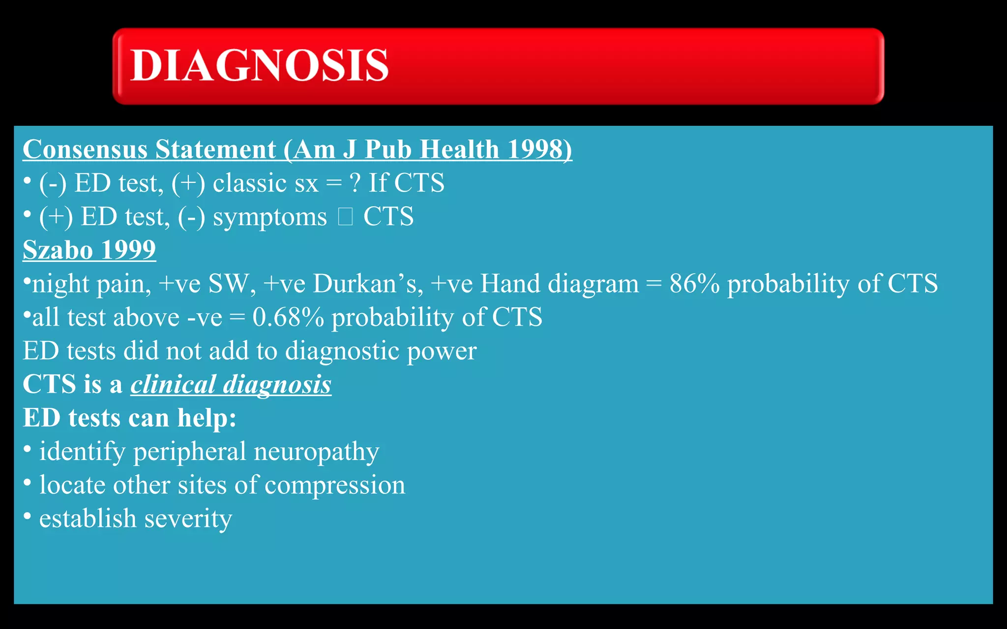 Carpal tunnel syndrome | PPT