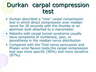 Carpal tunnel syndrome | PPT
