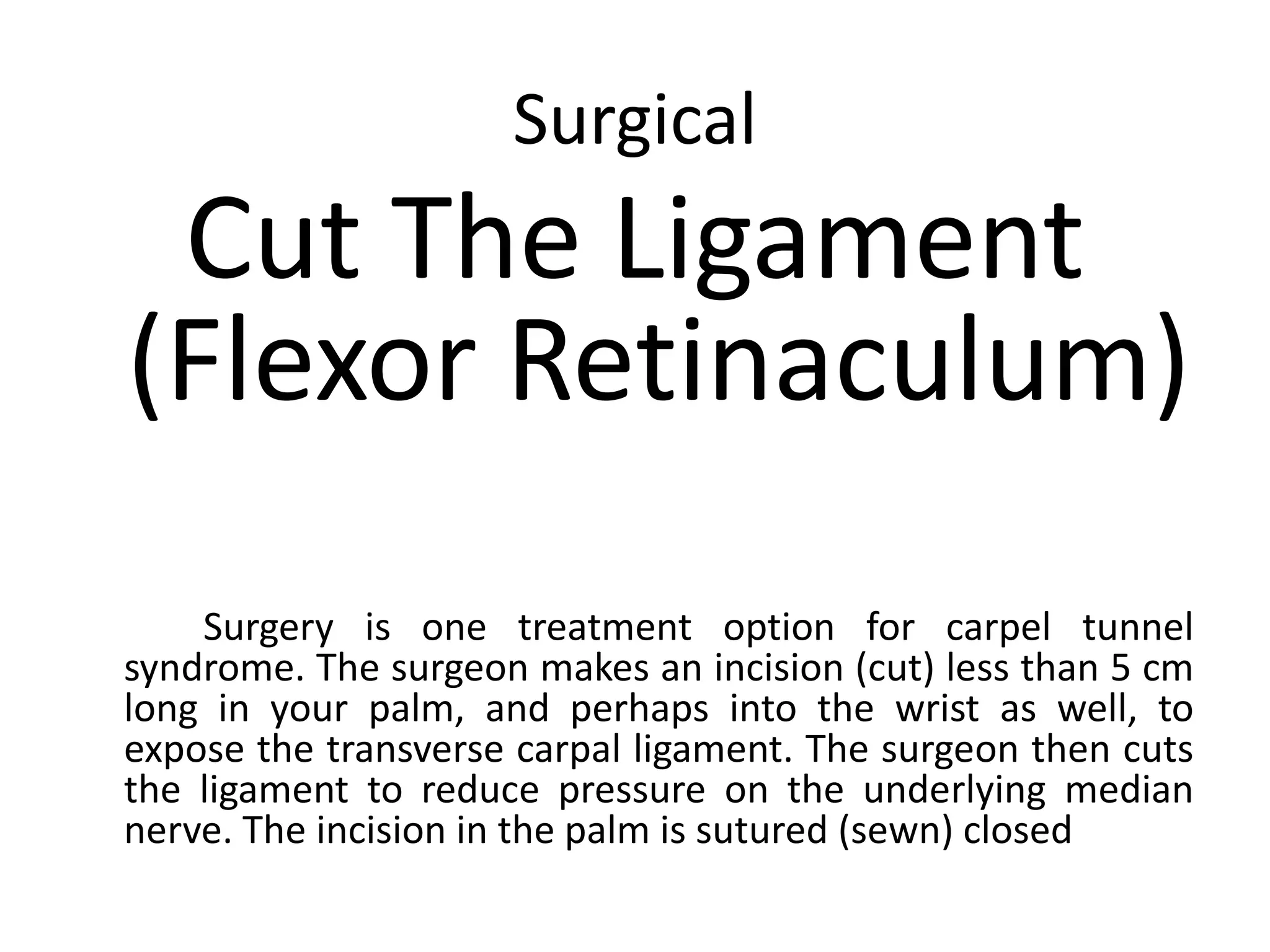 Carpal tunnel syndrome | PPTX