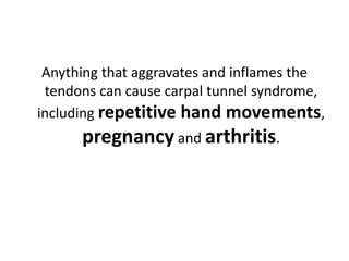 Carpal tunnel syndrome | PPTX