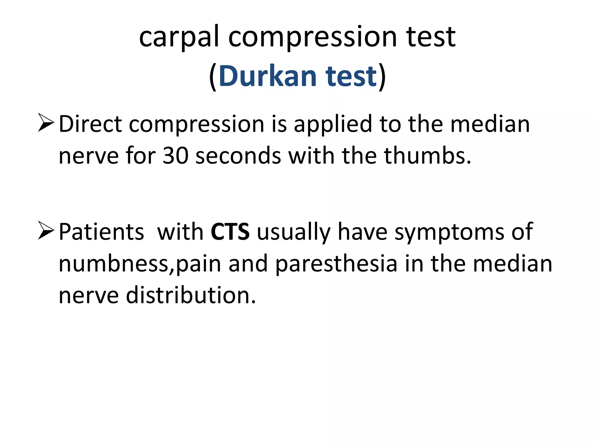 Carpal tunnel syndrome | PPTX