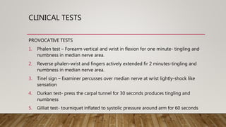 Carpal tunnel syndrome | PPTX