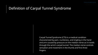 Carpal Tunnel Syndrome | Treatments | Hospital | PPTX