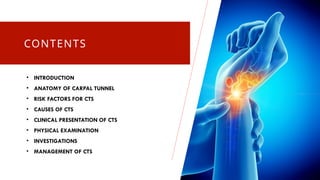 Carpal tunnel syndrome - Intro, Causes, Symptoms, Diagnosis, Management ...