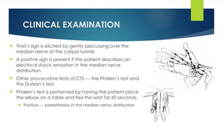 Carpal tunnel syndrome of hand in diabetes | PPTX