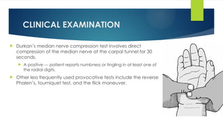 Carpal tunnel syndrome of hand in diabetes | PPTX