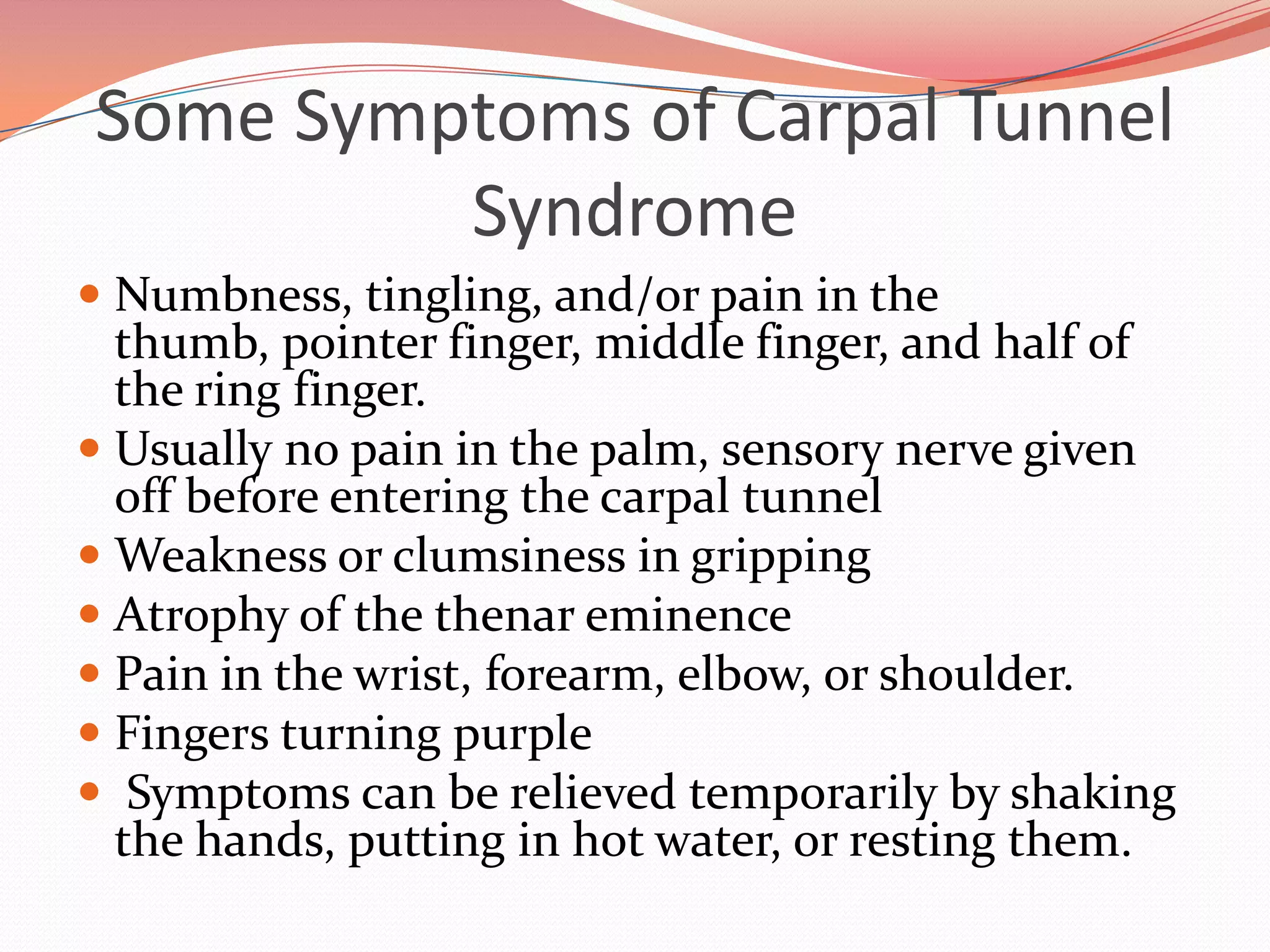 Carpal Tunnel Syndrome | PPTX