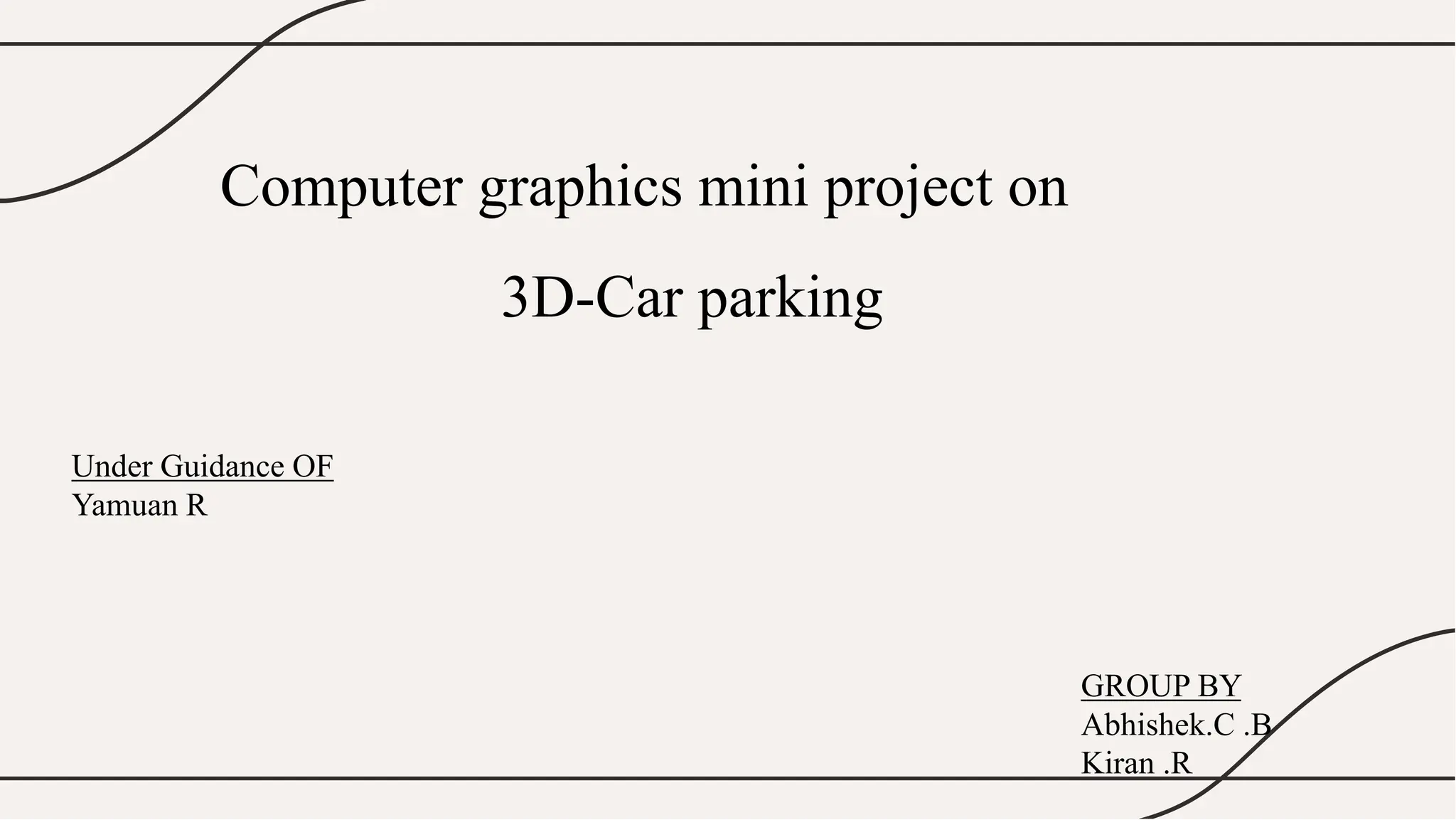 car parking.pptx car parking presentation | PPTX