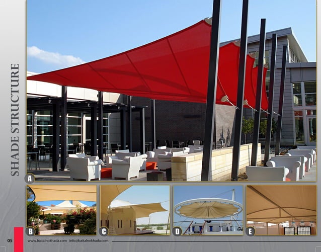 Bait Al Nokhada offers the most modern car parking shade designs in UAE ...