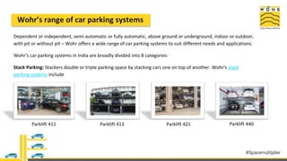 WOHR:THE FINEST CAR PARKING SYSTEMS IN INDIA | PPTX