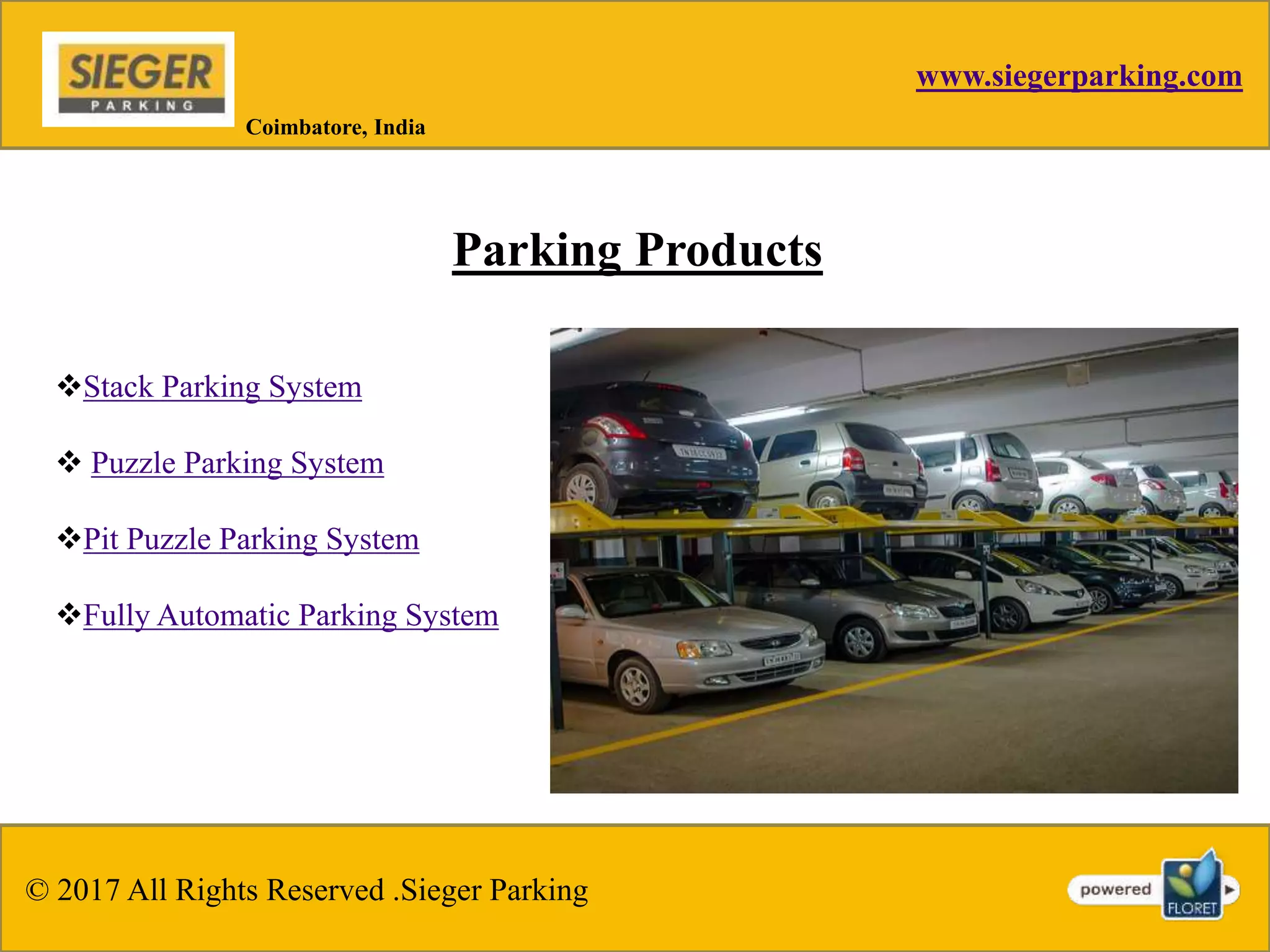 Car Parking System Manufacturers | PPTX