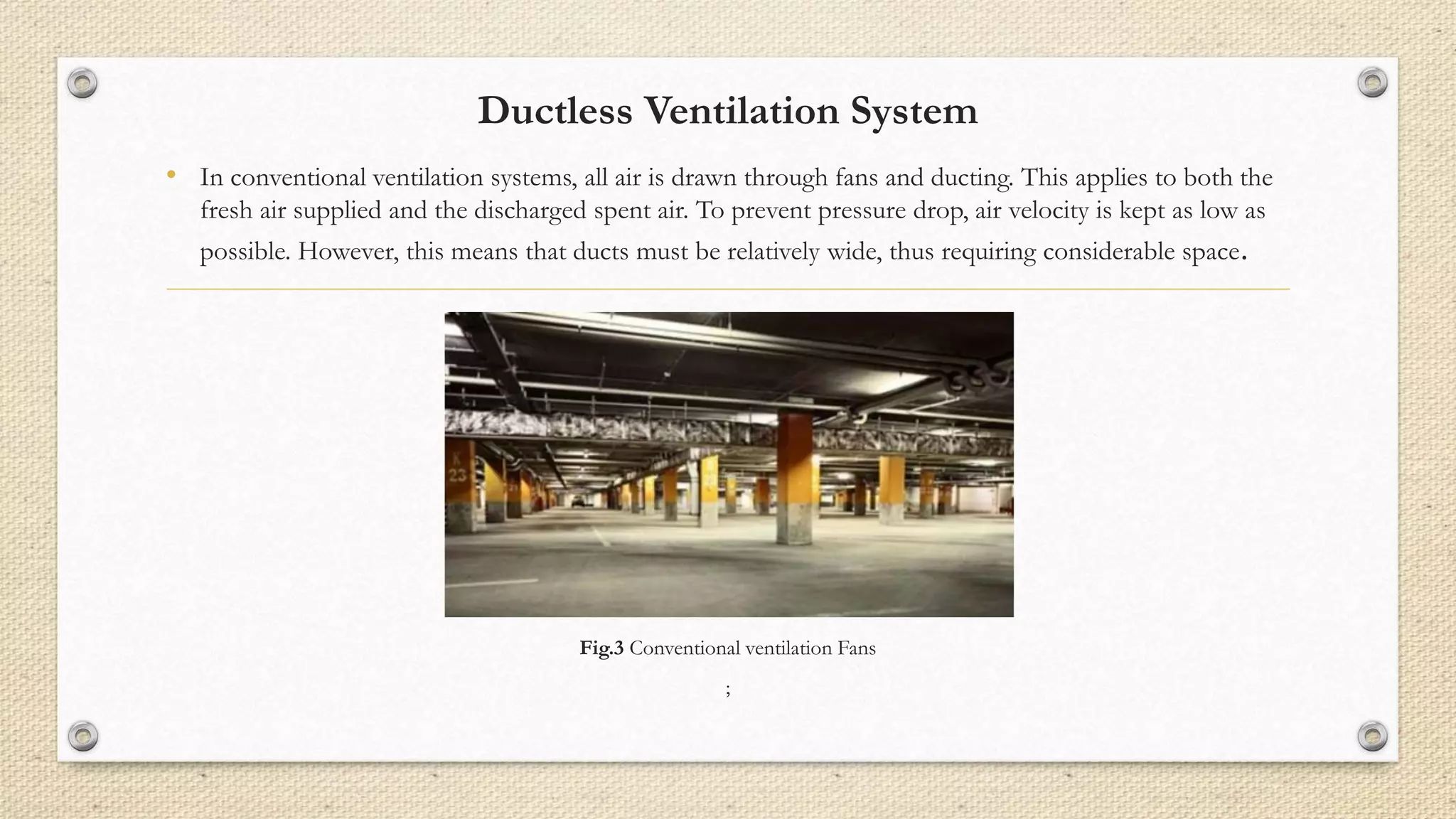 Car parking ventilation (mep intern.) | PPTX