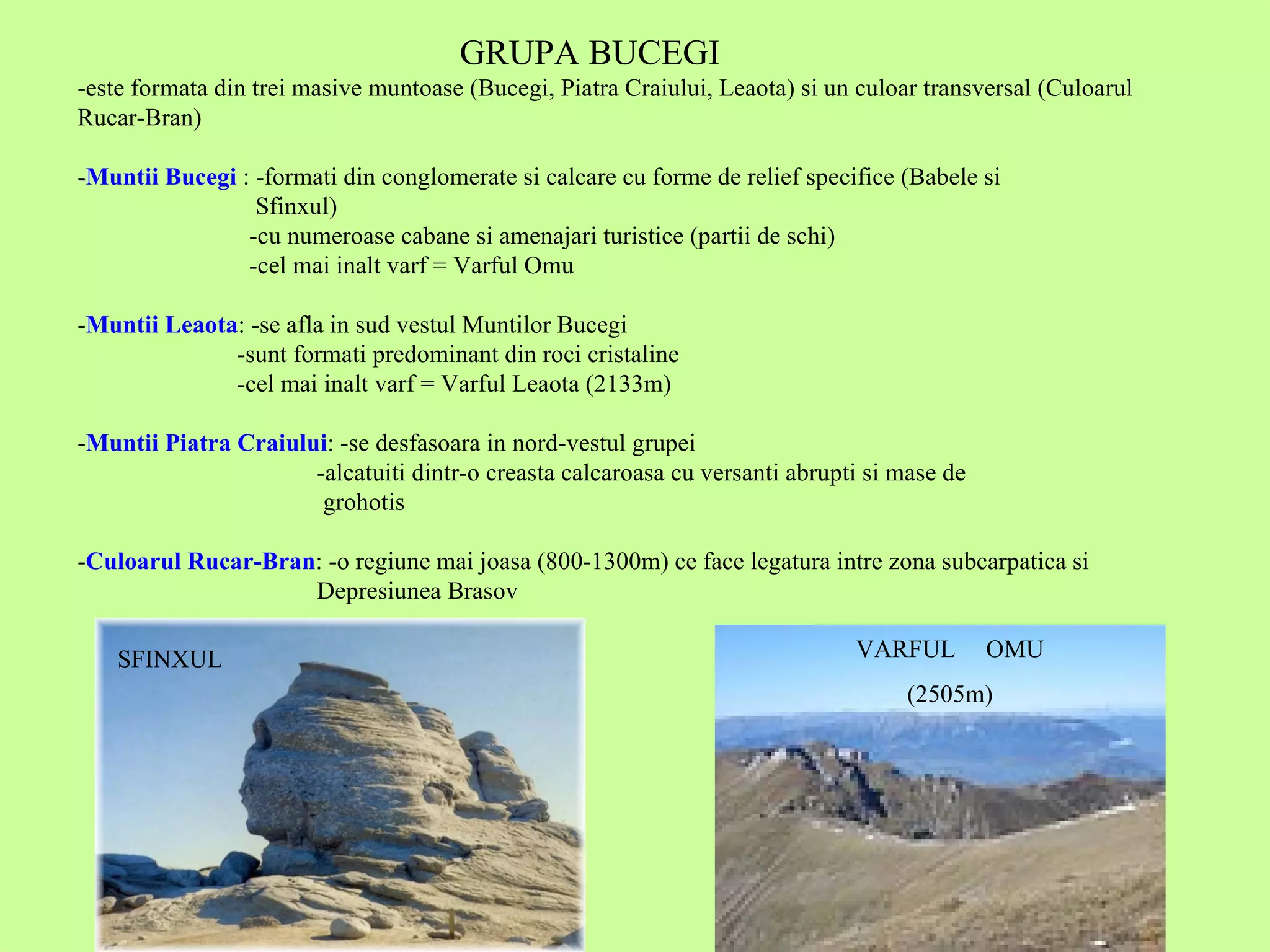 Carpatii meridionali | PPT