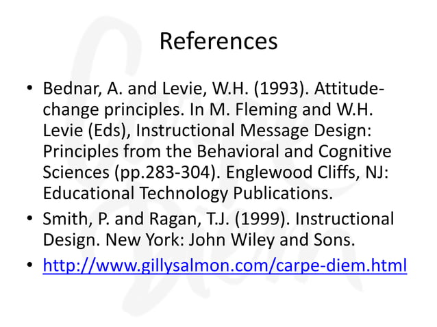 Carpe diem pre workshop example | PPT | Free Download