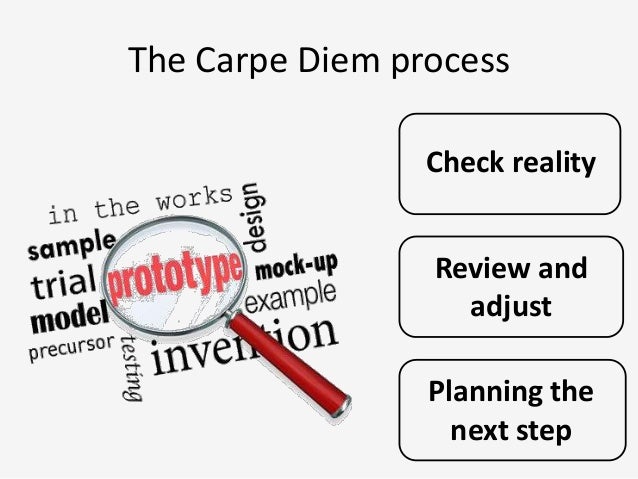 Carpe diem pre workshop example