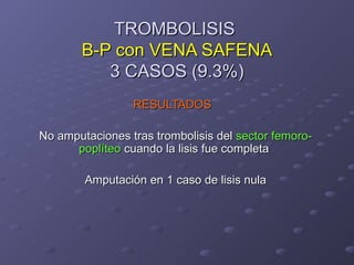 Trombosis Arterial | PPT