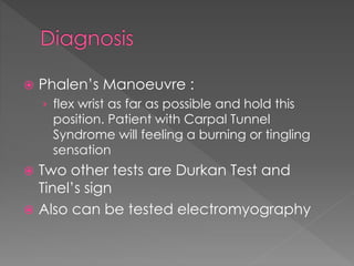 Carpel tunnel syndrome | PPTX | Death, Injury, or Military Conflict ...