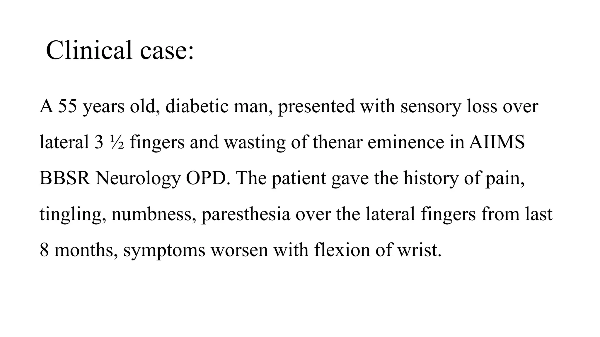 Carpel tunnel syndrome | PPTX