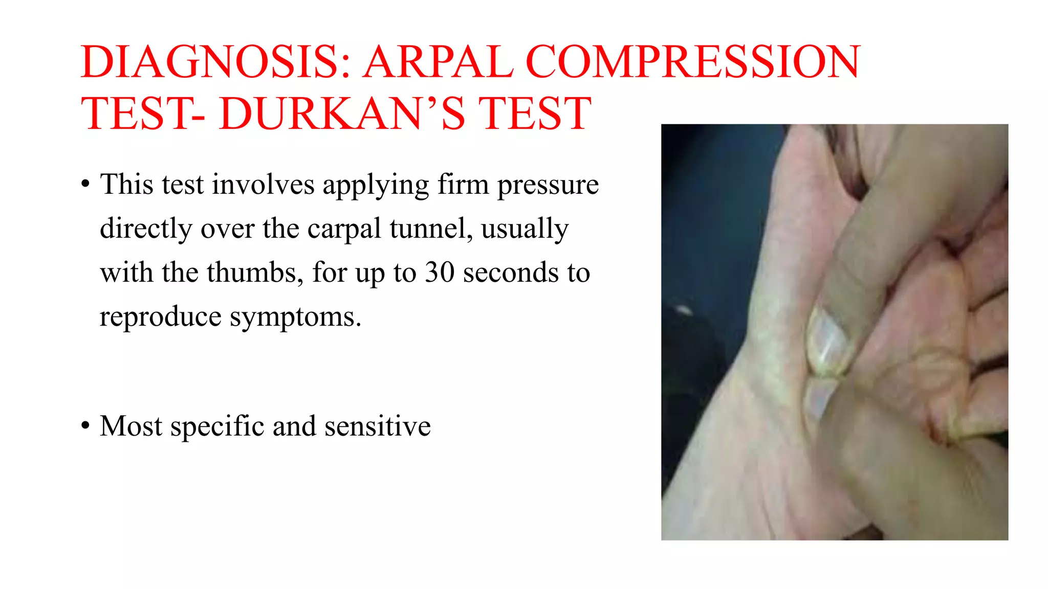 Carpel tunnel syndrome | PPTX