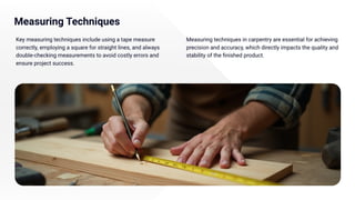 Introduction to Carpentry - Workshop Practice | PPTX