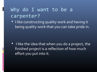 Carpentry | PPT