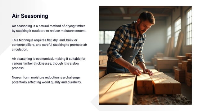 Carpentry- Seasoning of Woods - Workshop Practice | PPTX | Woodworking ...