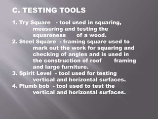 CARPENTRY.SLIDESHW power point technology | PPTX