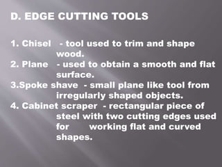 CARPENTRY.SLIDESHW power point technology | PPTX