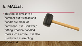 CARPENTRY.pptx grade 8 exploratory topic | PPTX