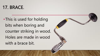 CARPENTRY.pptx grade 8 exploratory topic | PPTX